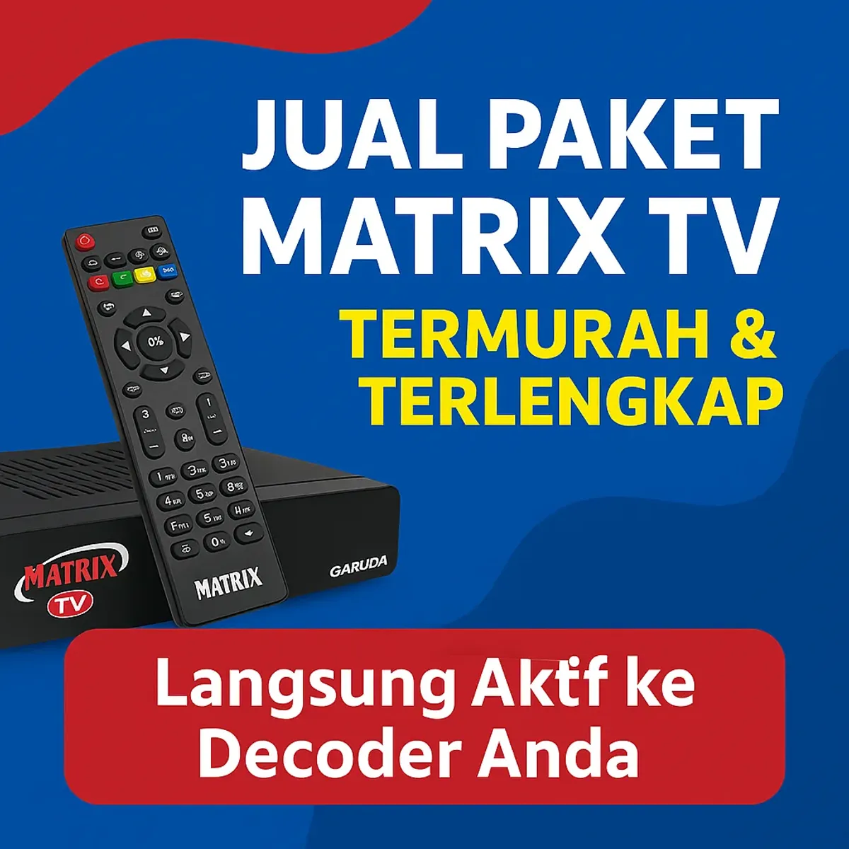 Jual Paket Mtrix TV Termurah Terlengkap dan Terpercaya