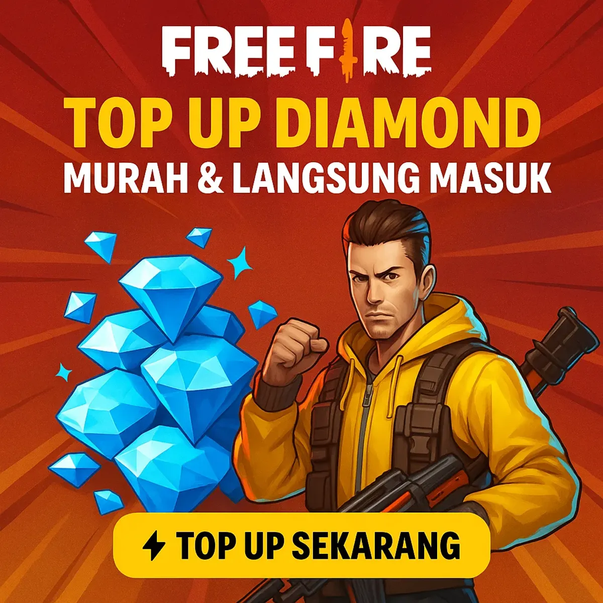Jual Diamond Free Fire: Top Up FF Termurah