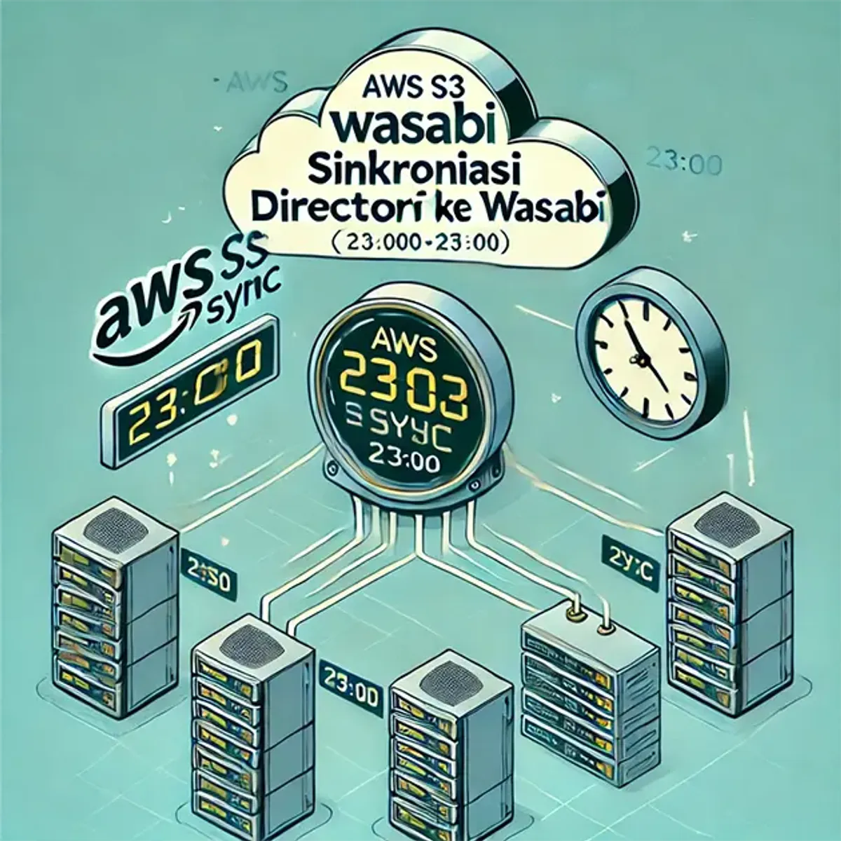 Sinkronisasi Otomatis Direktori ke Wasabi Menggunakan AWS CLI